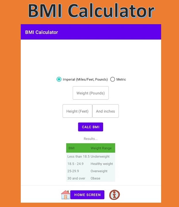 BMI Calculator | Pocket Trainer - Lexabean.com